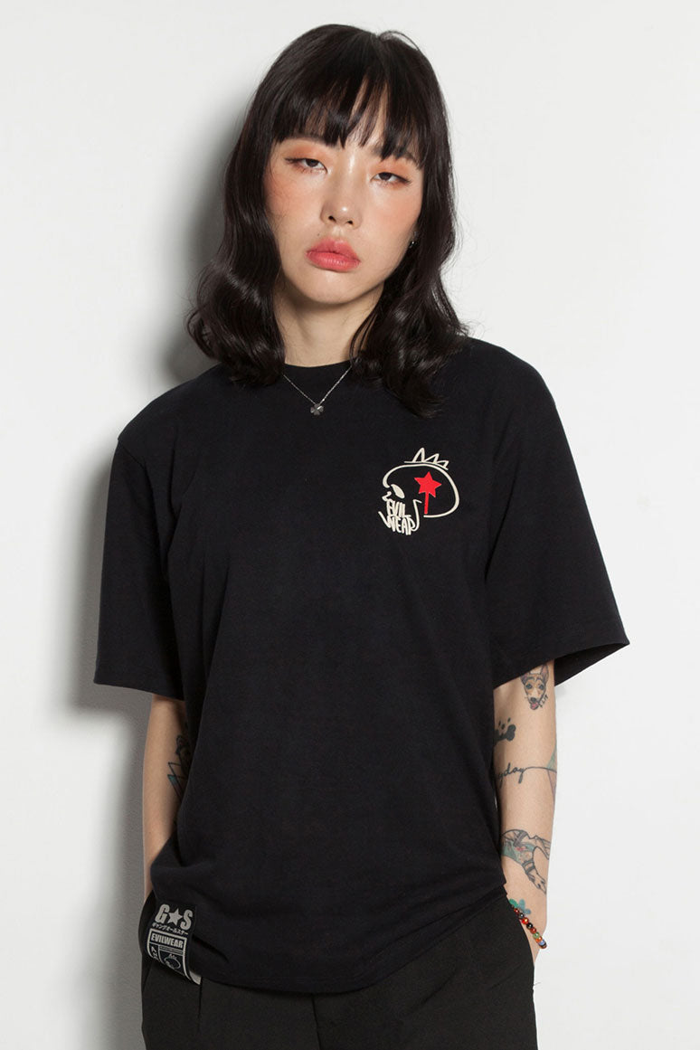 BLACK WING OVERSIZED TEE – EVILWEAR